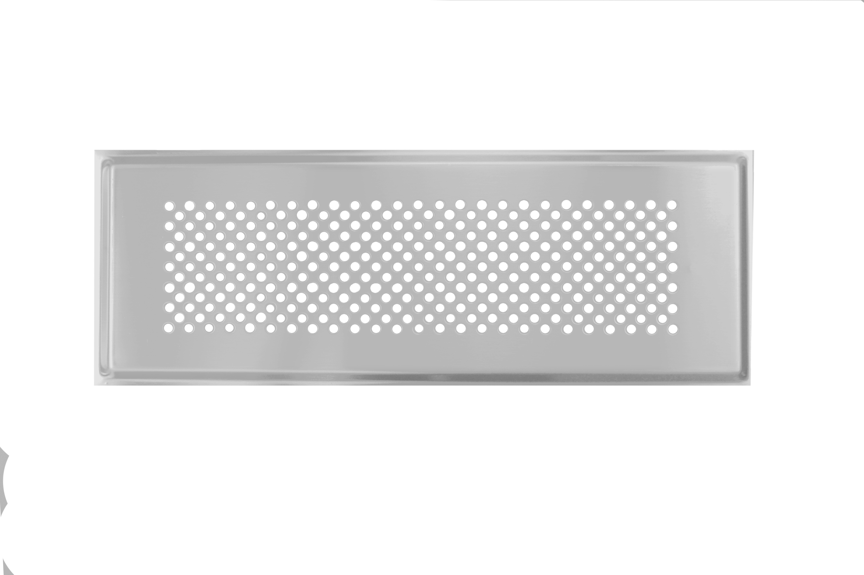 Pisa tilluft- og avtrekksgitter 350×130 mm, hvit | Exvent AS